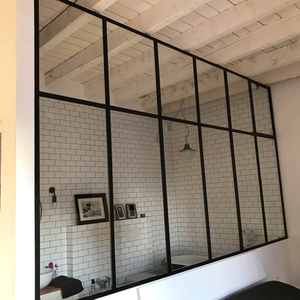 Vetrata bagno camera - MARTINO1930 - Officine d'interni Milano